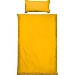 Erwin M&uuml;ller Erwin M&uuml;ller Mako-Single-Jersey Bettw&auml;sche Ansbach in curry | Gr.: 135x220 cm (80x80 cm)