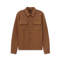 Bugatti Hemdjacke in 70-braun | Gr.: 4XL