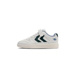 Hummel Elastische Schn&uuml;rsenkel Sneaker St Power Lebensstil Kinder in WHITE/GREEN | Gr.: 36