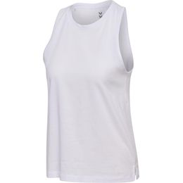 Hummel Sportshirt "Hmlyoga Canja Loose Top" in Wei&szlig; | Gr.: XS