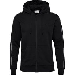 Hummel Rei&szlig;verschluss Kapuzenpullover Hmlpulse Herren in BLACK | Gr.: M