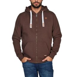 Riverso Sweatjacke RIVNoah in Braun | Gr.: XXL