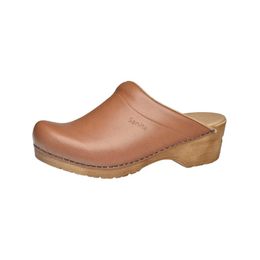 Sanita Comfortwear Clog "Original-Sandra Open" in Beige | Gr.: 42