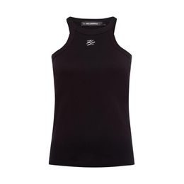 K by KARL LAGERFELD Karl Lagerfeld Top Autograph Tank in schwarz | Gr.: XL