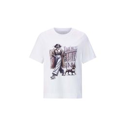 Rich & Royal Rich & Royal T-Shirt in wei&szlig; braun | Gr.: XS