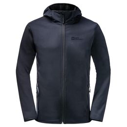 Jack Wolfskin Softshell BORNBERG HOODY M in Blau | Gr.: 3XL