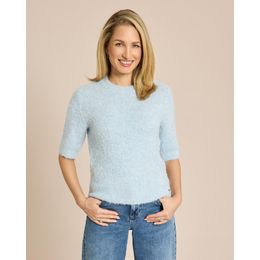 THOMAS RATH Boucl&eacute; Pullover kurzarm
