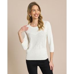 Maloo Pullover mit Strass-Bustier