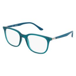 Ray-Ban RX7211 Brille Unisex | Fassung: Vollrand, Quadratisch, Gr&uuml;n Transparent