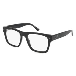 Dsquared2 D2 0037 Brille Herren | Fassung: Vollrand, Quadratisch, Schwarz Silber