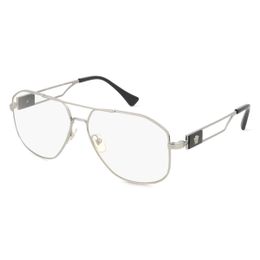 Versace VE1287 Brille Herren | Fassung: Vollrand, Pilot, Grau