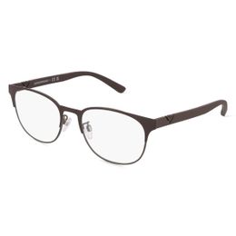 Emporio Armani EA1139 Brille Herren | Fassung: Vollrand, Rund, Braun Matt