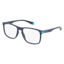 Polaroid PLD D447 Brille Herren | Fassung: Vollrand, Quadratisch, Blau