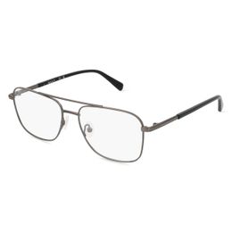 Gant GA3300 Brille Unisex | Fassung: Vollrand, Pilot, Grau Gl&auml;nzend