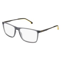 Carrera 8881 Brille Herren | Fassung: Vollrand, Quadratisch, Grau Transparent
