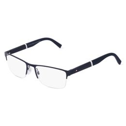 Tommy Hilfiger TH1905 Brille Herren | Fassung: Halbrand, Quadratisch, Blau Matt