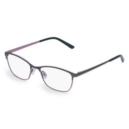 Fielmann E 582170 Brille Damen | Fassung: Vollrand, Quadratisch, Grau Rose
