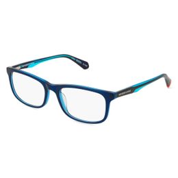 Superdry SDO 3009 Brille Damen | Fassung: Vollrand, Quadratisch, Blau Schwarz