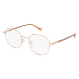 Polaroid PLD D474/G Brille Unisex | Fassung: Vollrand, Geometrisch, Gold Kupfer
