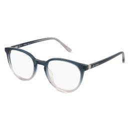 Fossil 7145 Brille Unisex | Fassung: Vollrand, Panto, Blau Transparent