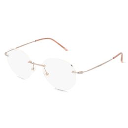 Calvin Klein CK22125TA Brille Unisex | Fassung: Vollrand, Rund, Gold Rose