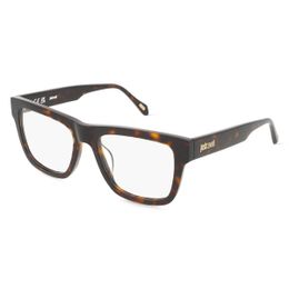 Just Cavalli VJC114 Brille Herren | Fassung: Vollrand, Quadratisch, Havanna Gl&auml;nzend