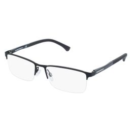 Emporio Armani EA1041 Brille Herren | Fassung: Halbrand, Quadratisch, Schwarz