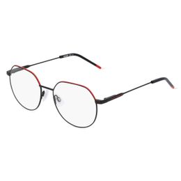 Hugo HG 1179 Brille Herren | Fassung: Vollrand, Oval, Schwarz Rot