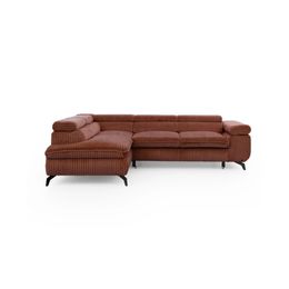 S-STYLE Ecksofa mit Schlaffunktion Bonnie rot Ma&szlig;e (cm): B: 275 H: 76 &raquo; H&ouml;ffner