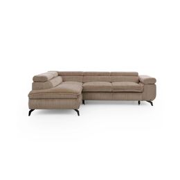 S-STYLE Ecksofa mit Schlaffunktion Bonnie beige Ma&szlig;e (cm): B: 275 H: 76 &raquo; H&ouml;ffner