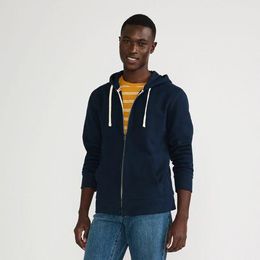 LANDS' END Serious Sweats Kapuzenjacke, Herren,  Blau, Baumwoll-Mischung/Polyester-Mischung, by Lands' End
