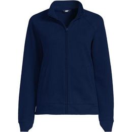 LANDS' END Serious Sweats Rei&szlig;verschluss-Jacke, Damen,  Blau, Baumwoll-Mischung/Polyester-Mischung, by Lands' End