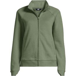 LANDS' END Serious Sweats Rei&szlig;verschluss-Jacke, Damen,  Gr&uuml;n, Baumwoll-Mischung/Polyester-Mischung, by Lands' End