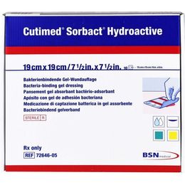 BSN Cutimed Sorbact Hydroactive Kompressen 19x19 cm 10 St