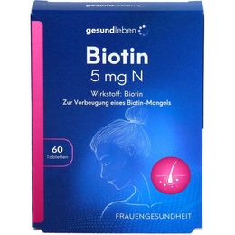Gesund Leben Biotin 5 mg N Tabletten 60 St