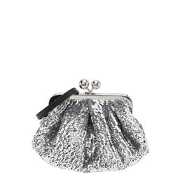 Weekend Max Mara Clutch 'KATARGA' Damen Gr&ouml;&szlig;e One Size silber