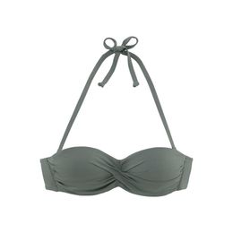 Lascana Bikini Top female Green size 34