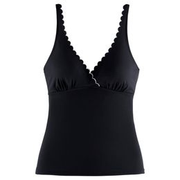 Lascana Tankini Top female Black size 42