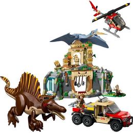 Lego&reg; Jurassic World 76976 Spinosaurier & Quetzalcoatlus: Hubschrauber-Einsatz