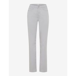 Brax Damen Five-Pocket-Hose Style CAROLA LIGHT GREY, hellgrau, Gr. 36