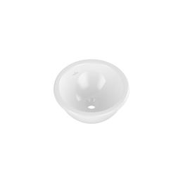 Villeroy & Boch V&B V&B Einbauwaschbecken LOOP& FRIENDS rd, o. HLB, o. &Uuml;L, d= 39cm, wei&szlig; C-plus ; Villeroy & Boch (4A5901R1)