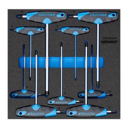 Gedore 1500 CT2-DT 2142 Winkelschraubendreher-Satz in Check-Tool-Modul (2309009)