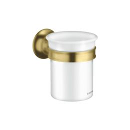 Hansgrohe Zahnputzbecher Axor Montreux Gl., Ha. Met., Wandmont., brushed brass (42134950)