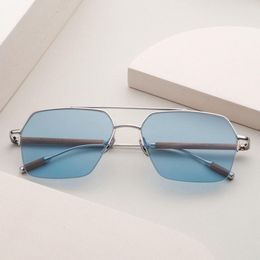Holzkern Sonnenbrille The Visionary (Olive/Silber)