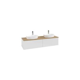 Villeroy & Boch V&B Waschtischunterschrank ohne Frontstruktur, mit Beleuchtung Antao 160x50cm, HL, WBP hon. Oa, glo wh. Lac ; Villeroy & Boch (L39051GF)