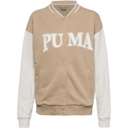 Puma Squad Collegejacke Damen - Gr&ouml;&szlig;e L - beige