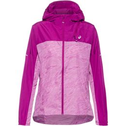 asics FUJITRAIL Laufjacke Damen - Gr&ouml;&szlig;e XS - rosa