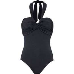 Seafolly Collective Badeanzug Damen - Gr&ouml;&szlig;e 40 - schwarz