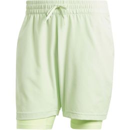Adidas Tennisshorts Herren - Gr&ouml;&szlig;e XXL - gr&uuml;n