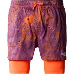 The North Face SUNRISER 2IN1 Funktionsshorts Herren - Gr&ouml;&szlig;e XXL - lila